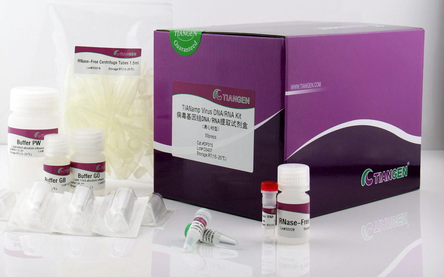 TIANamp Virus DNA/RNA Kit - (4992285) - AGPLUS Research Pte Ltd